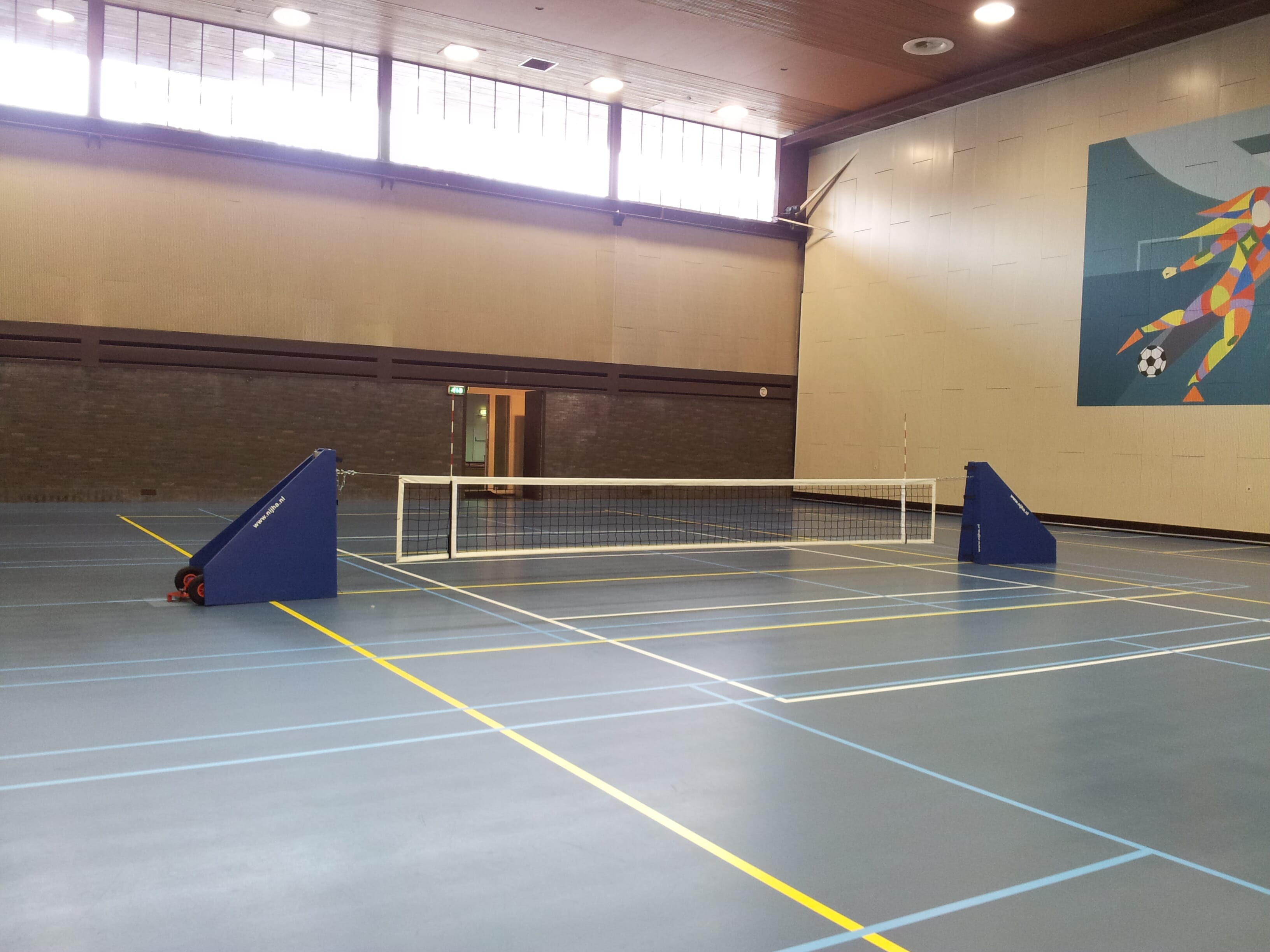 Freeplayer Zitvolleybalinstallatie, compleet | Nijha
