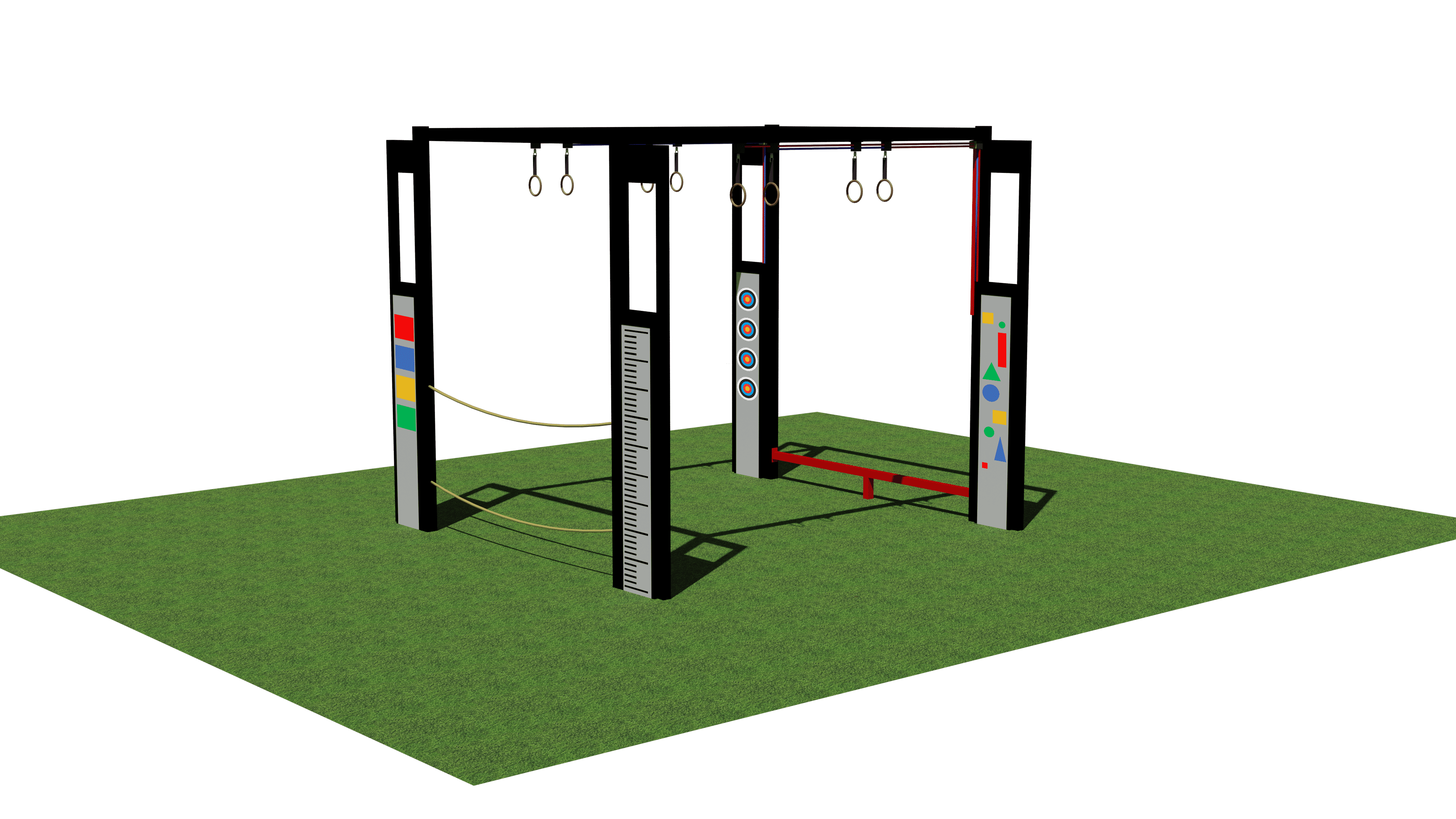 Buitengymzaal, module Beweegpanelen | Nijha